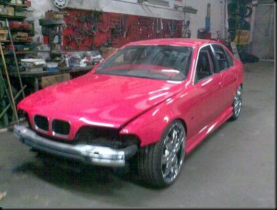 The Tuning Company - blog officiel: Pink E39 : Sortie de cabine